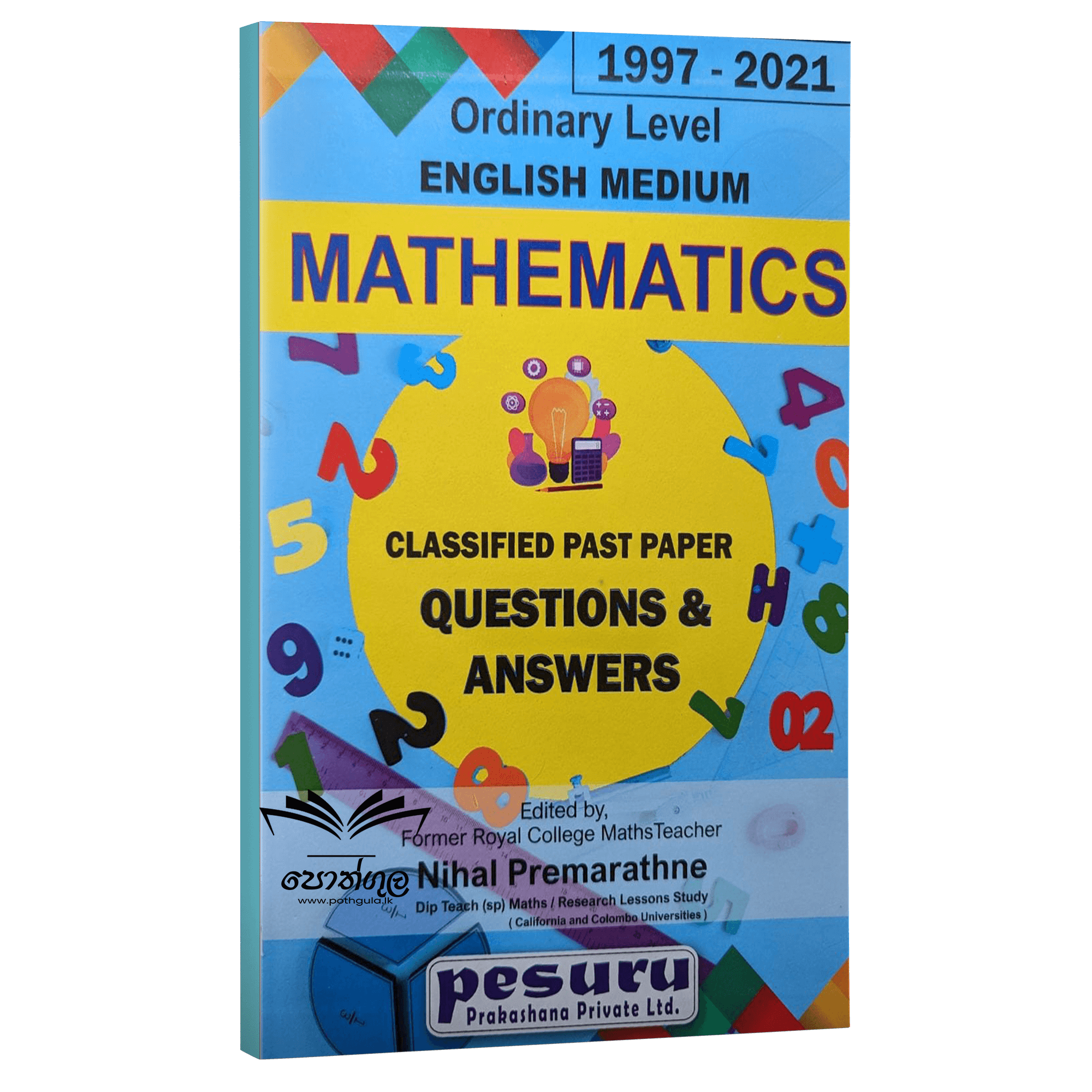 OL Mathematics Classified Past Paper Book (English Medium) - Pothgula.lk